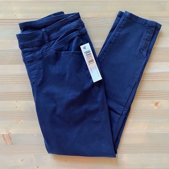 Tribal | Pants & Jumpsuits | Nwt Tribal Pull On Side Snap Pants Dark ...